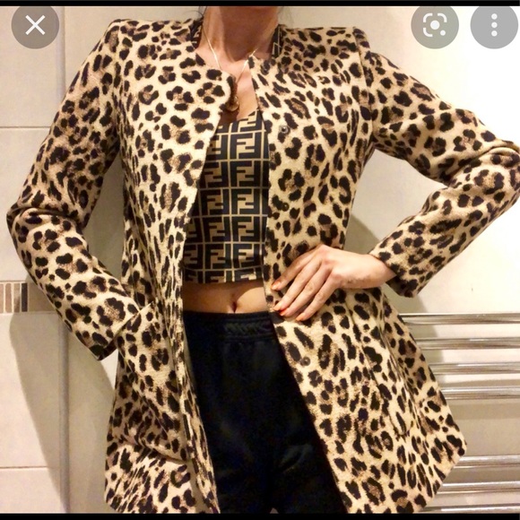 Zara | Jackets & Coats | Zara Leopard Print Jacket | Poshmark